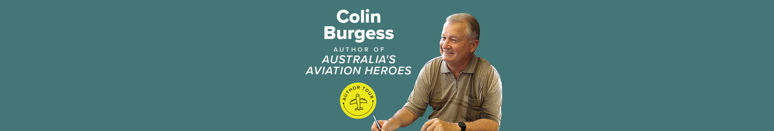 Colin Burgess Author Tour | Simon & Schuster AU